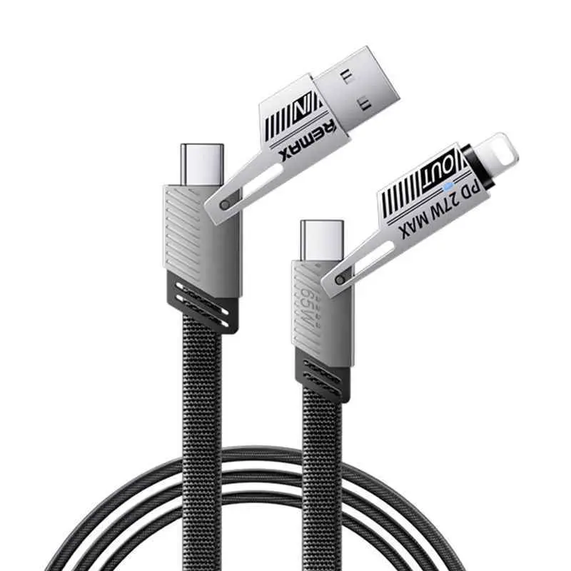 Data kabl REMAX RC-C189 65W Zinc Alloy Braided 4-in-1 Fast Charging,1m