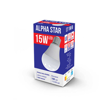 Alpha Star E27 15W NB LED sijalica 4000K/1200Lm/220V, bela