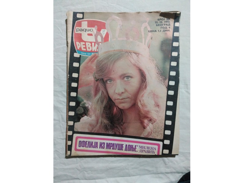 Radio TV Revija broj 304, Milena Dravic