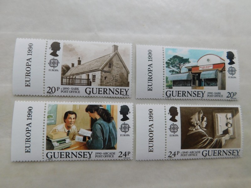 GUERNSEY EUROPA 1990 KOMPLET ČISTA SERIJA