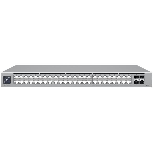 Ubiquiti 48-port, Layer 3 Etherlighting switch with 2.5 GbE, 16x 2.5 GbE RJ45 ports, 32x GbE RJ45 ports, 4x 10G SFP+ ports