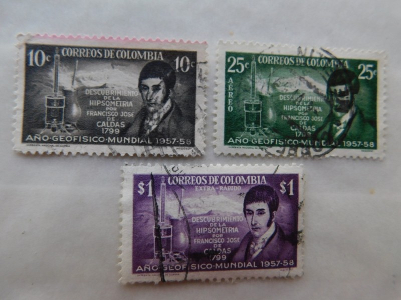 COLOMBIA 1958 KOMPLET SERIJA