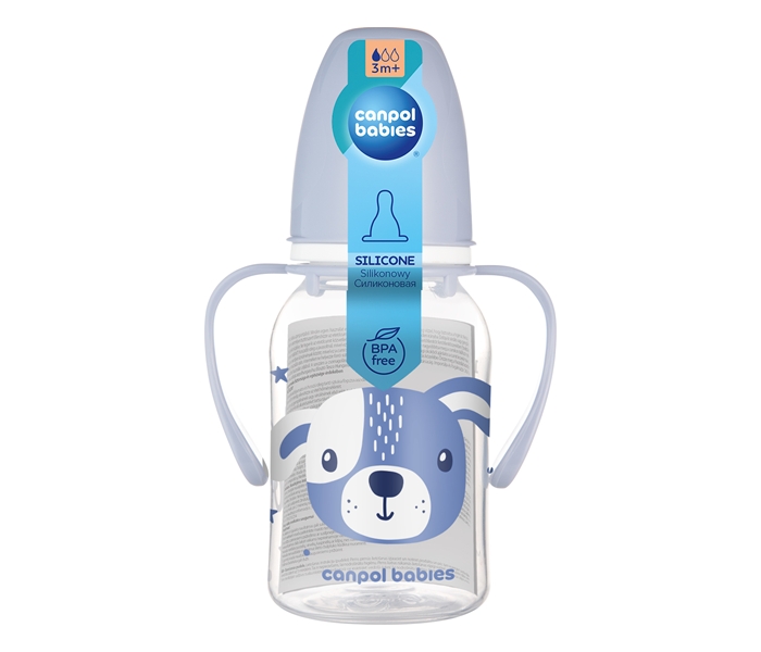 CANPOL BABIES FLASICA SA DRSKAMA CUTE ANIMALS 120ml (11/823) - BLUE
