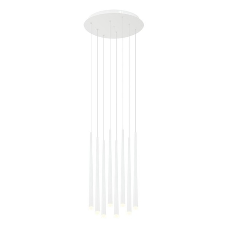 LED LUSTER F2605-8L WH FORMA