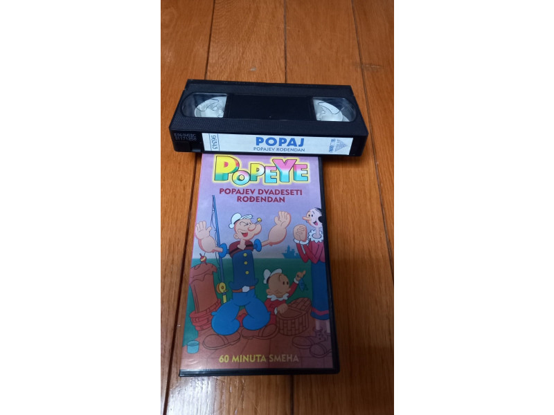 VHS Popaj crtani film