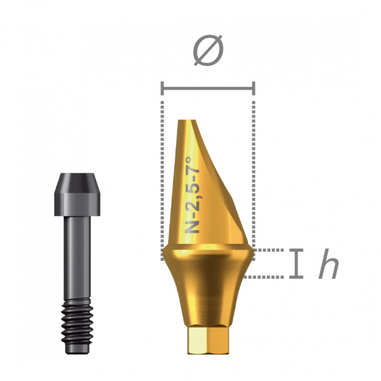 ETK DEFINITIVAN ABATMENT - CEMENT - POD UGLOM 7º Ø3.6