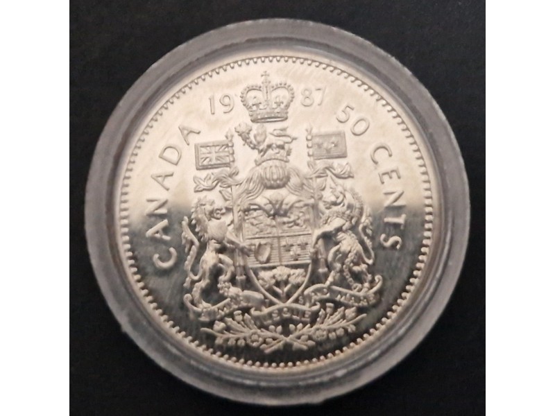 50 Cents 1987 - Elizabeth II - UNC