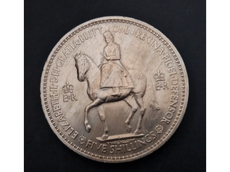 5 Shillings - Elizabeth II Coronation