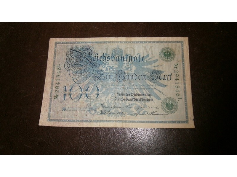 GERMANY 100 MARK 1908