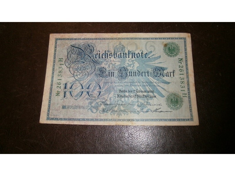 GERMANY 100 MARK 1908