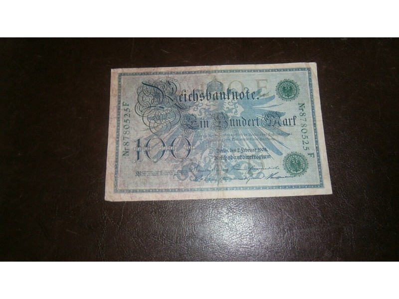 GERMANY 100 MARK 1908