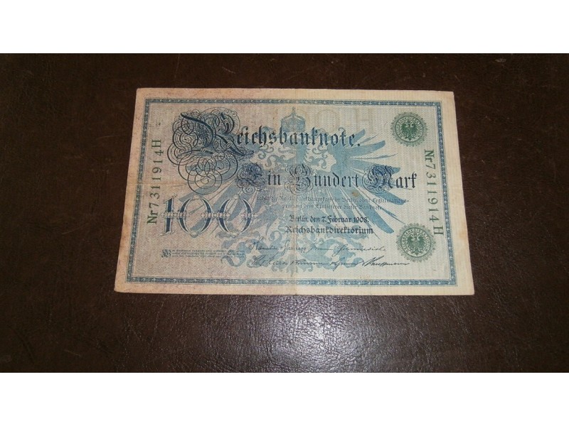 GERMANY 100 MARK 1908