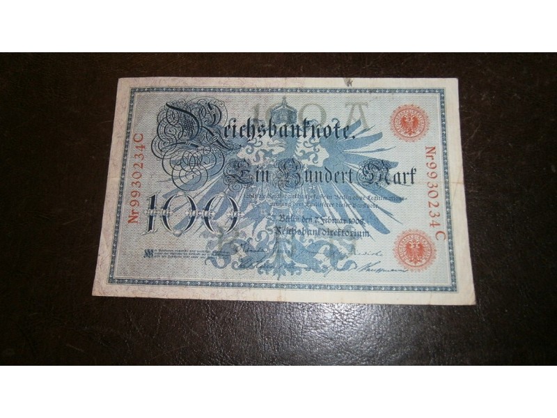 GERMANY 100 MARK 1908