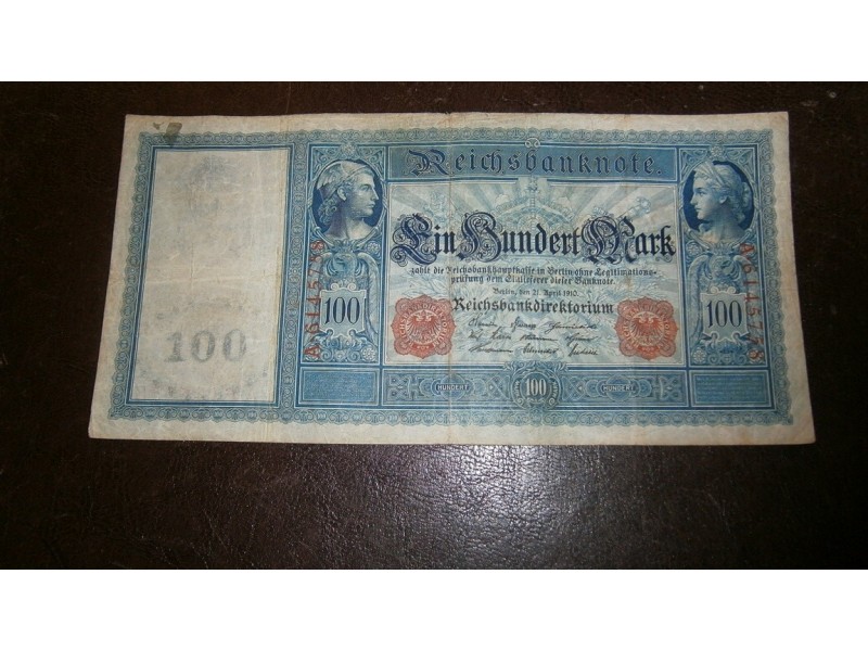 GERMANY 100 MARK 1910