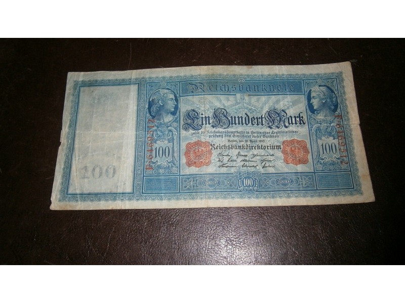 GERMANY 100 MARK 1910