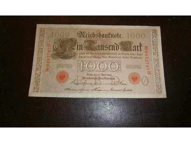 GERMANY 1000 MARK 1910