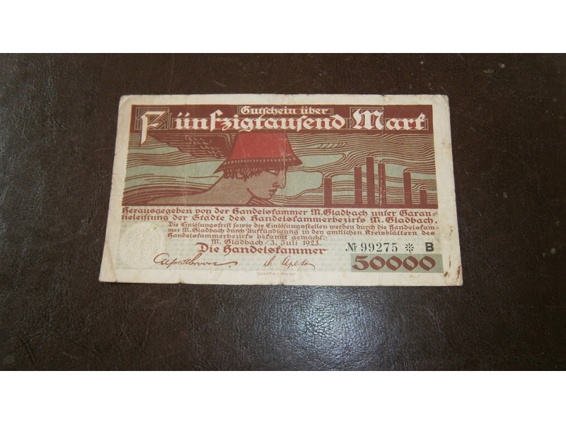 GERMANY 50.000 MARK 1923