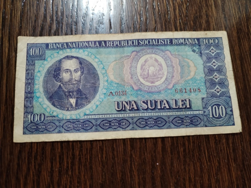 Rumunija 100 leja 1966