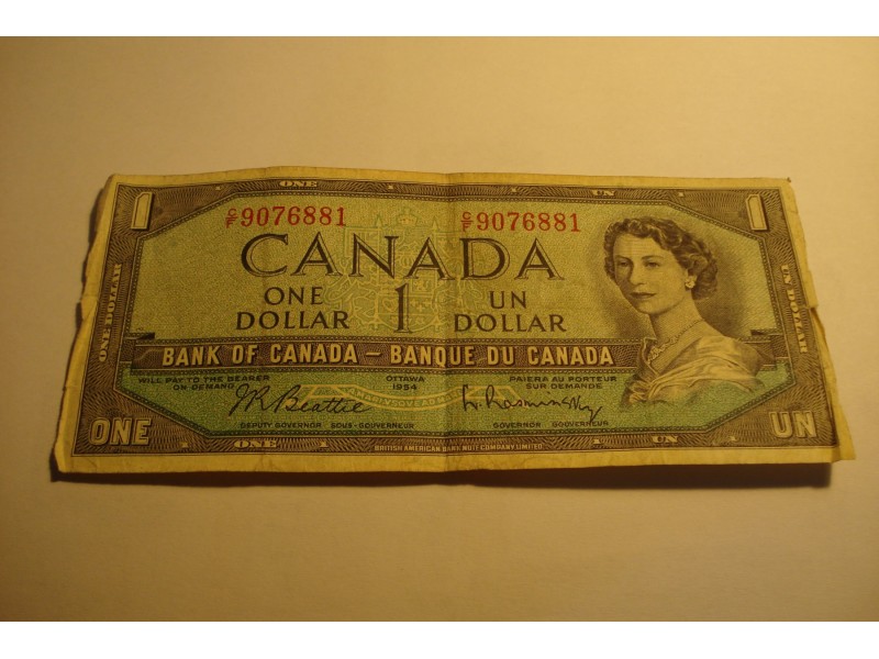 CNADA - 1 DOLAR - 1954