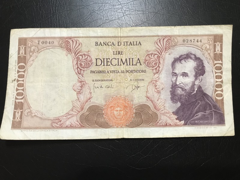 ITALIJA 10 000 LIRA.1962.