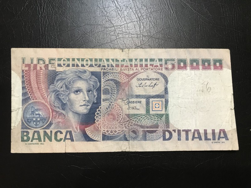 ITALIJA 50 000 LIRA.1977.