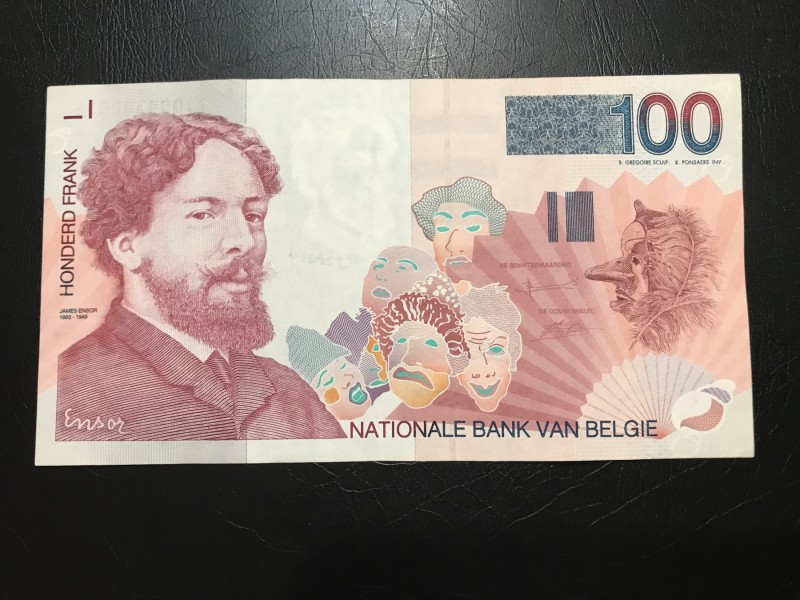 BELGIJA 100 FRANAKA.