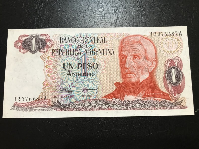 ARGENTINA 1 PESO. UNC.