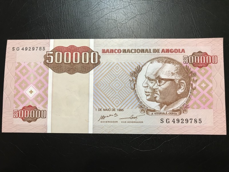 ANGOLA 500 000 KWANZAS. UNC.1995.