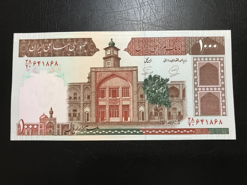 IRAN 1000 RIALSA. UNC.