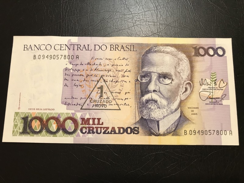 BRAZIL 1 CRUZADO. UNC.