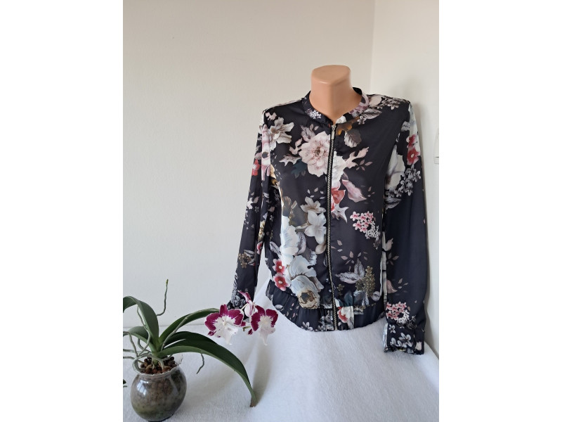 AMISU svilenkast floral print duks vel 38