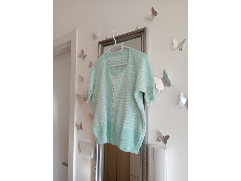 Bluza trikotaza mint boje