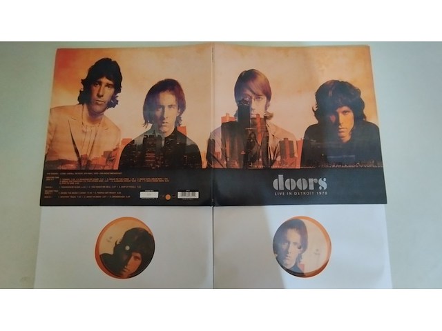 THE DOORS Live In Detroit 1970 2LP MINT