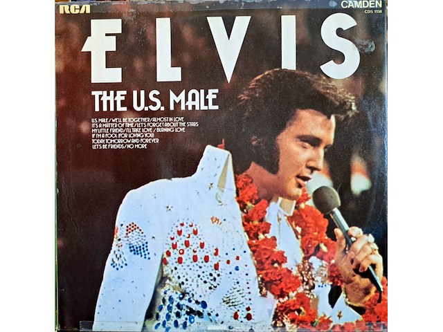 LP*: ELVIS - THE U.S. MALE (UK PRESS) 1975, perfektna