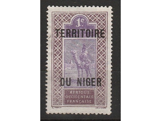 Niger - 1921 - Targui Nomad on Dromedary