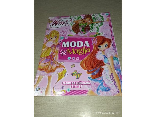 Album za slicice Winx Club moda i magija serija 7