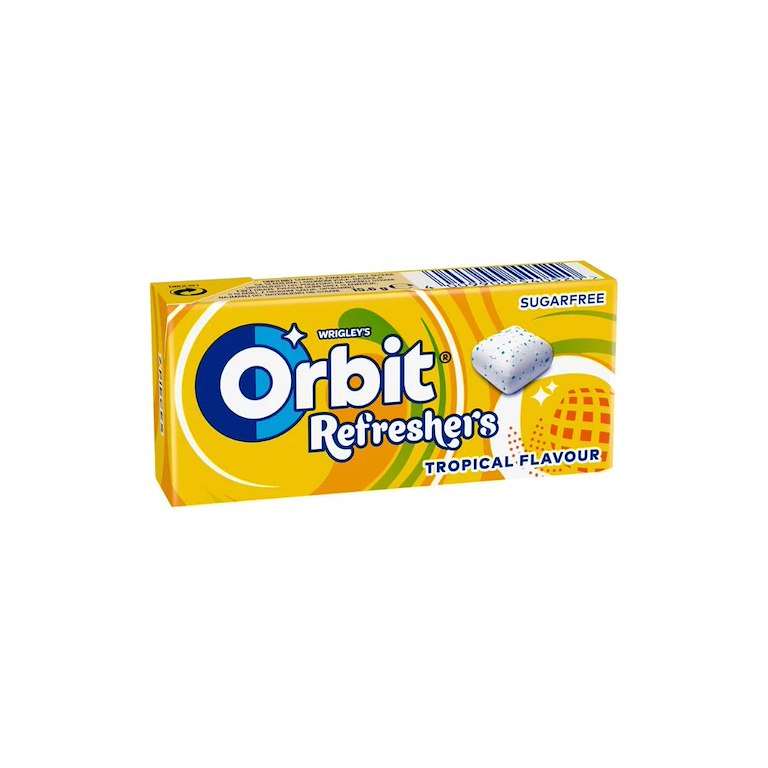 Orbit® Žvake REFRESHERS TROPICAL sa Ukusom Tropskog Voća 15,6 g