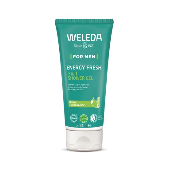 Weleda Energy Fresh Osvežavajući tuš gel za muškarce 3 u 1, 200ml