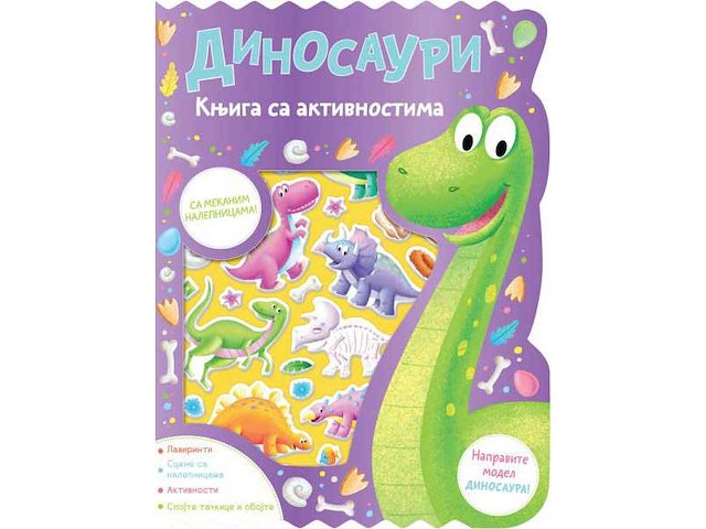 Knjiga sa aktivnostima: Dinosauri - grupa autora