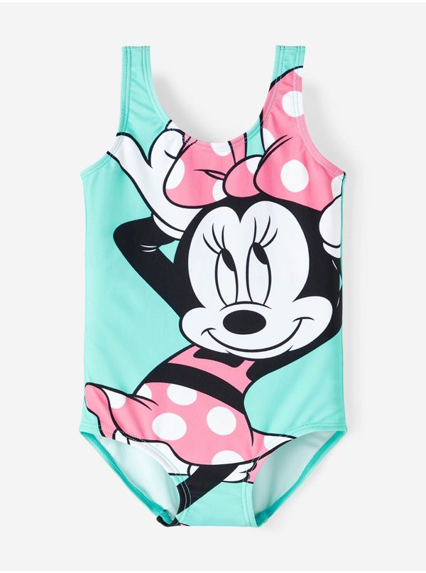 TURQUOISE GIRL'S SWIMSUIT NAME IT MOSA MINNIE - GIRLS