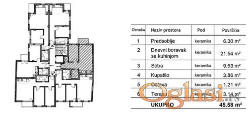 Izgradnja na prvom spratu dvosoban