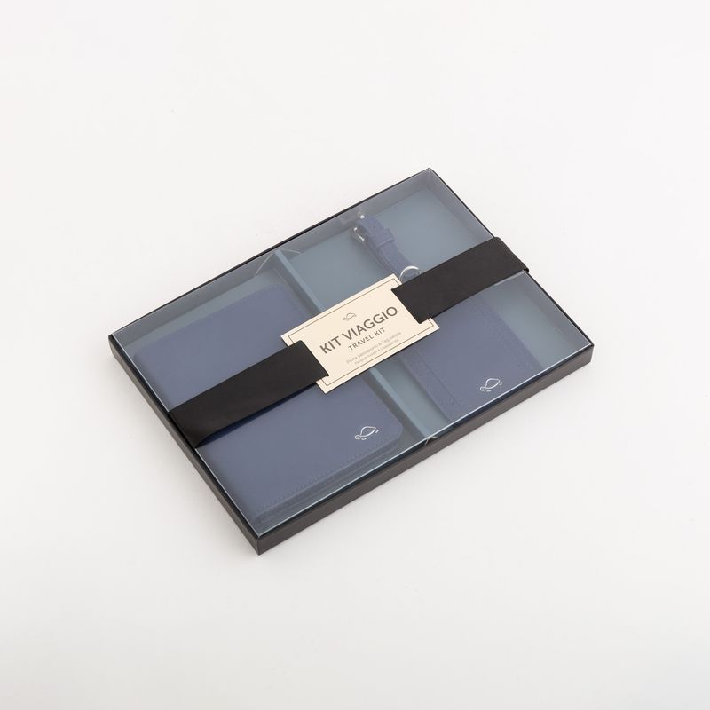 PASSPORT-TAG HOL, Navy Blue, SINGLE SIZE ( 183960 )