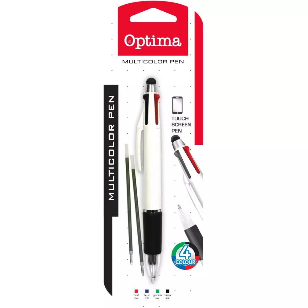 OPTIMA HEMIJSKA OLOVKA MULTICOLOR 4U1