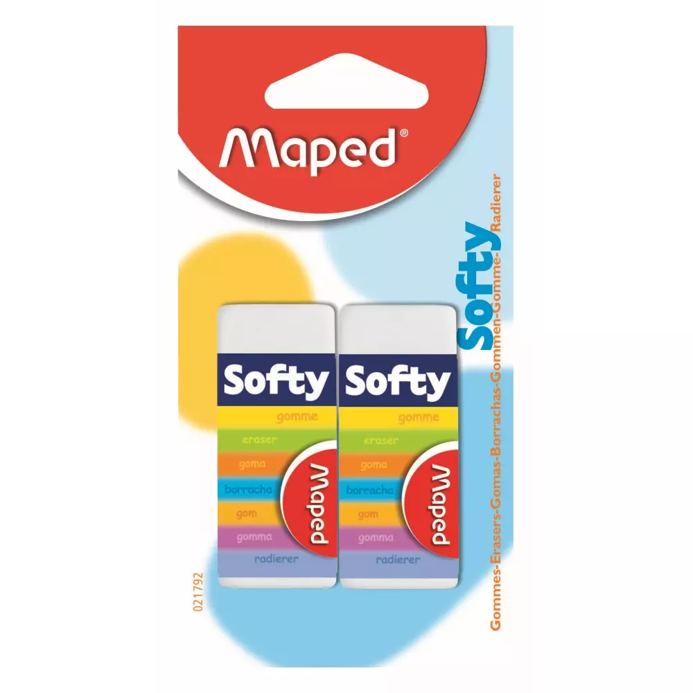 MAPED gumica SOFTY 1/2 blister