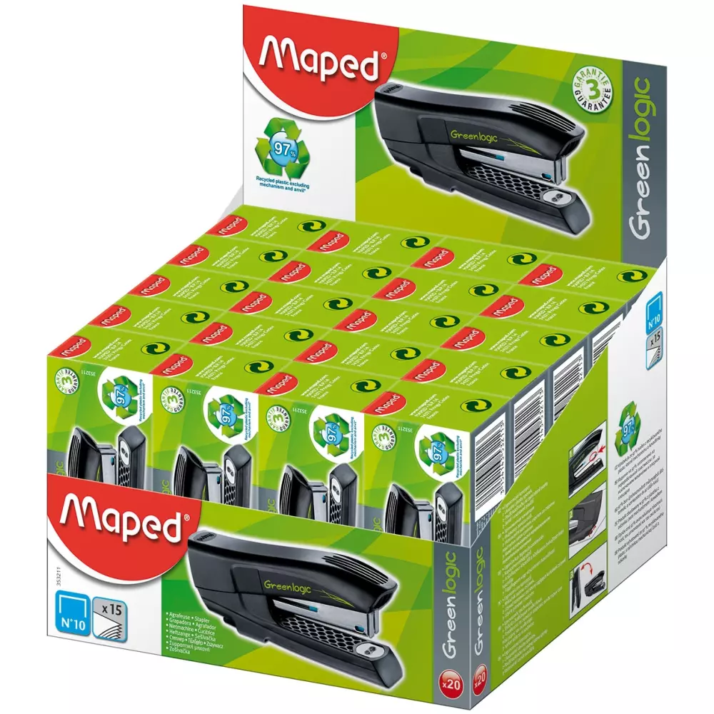 MAPED heftalica Greenlogic No. 10 1/20