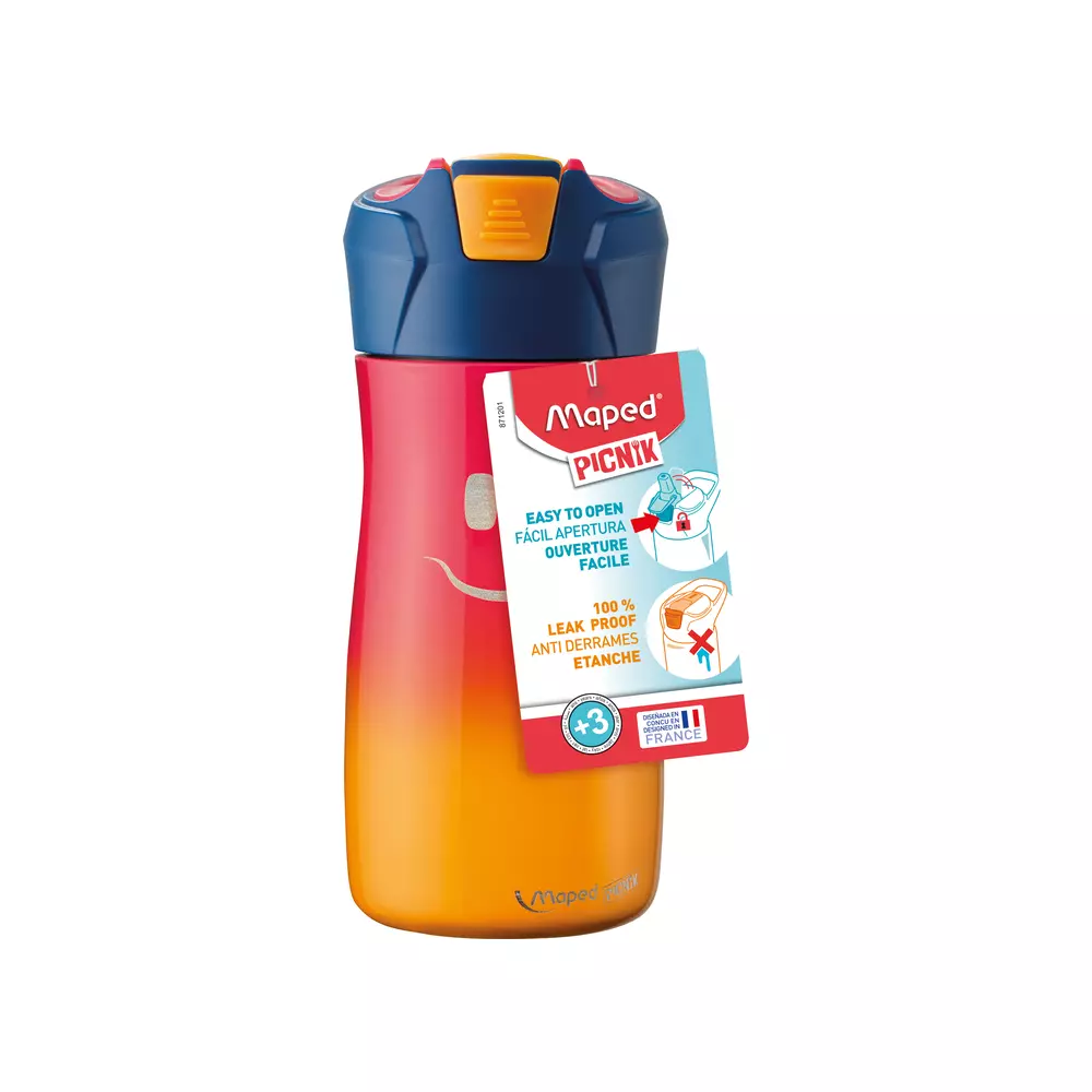 MAPED flasa za vodu Kids Metal430ml pink