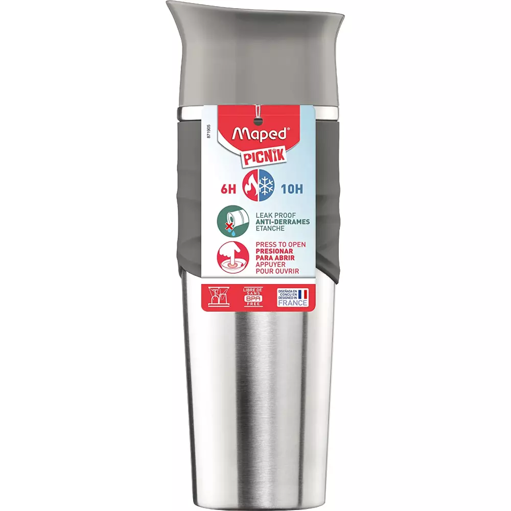 MAPED termos metalni 320ml sivi