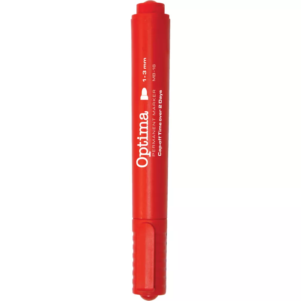 PERMANENT MARKER OPTIMA CRVENI OBLI