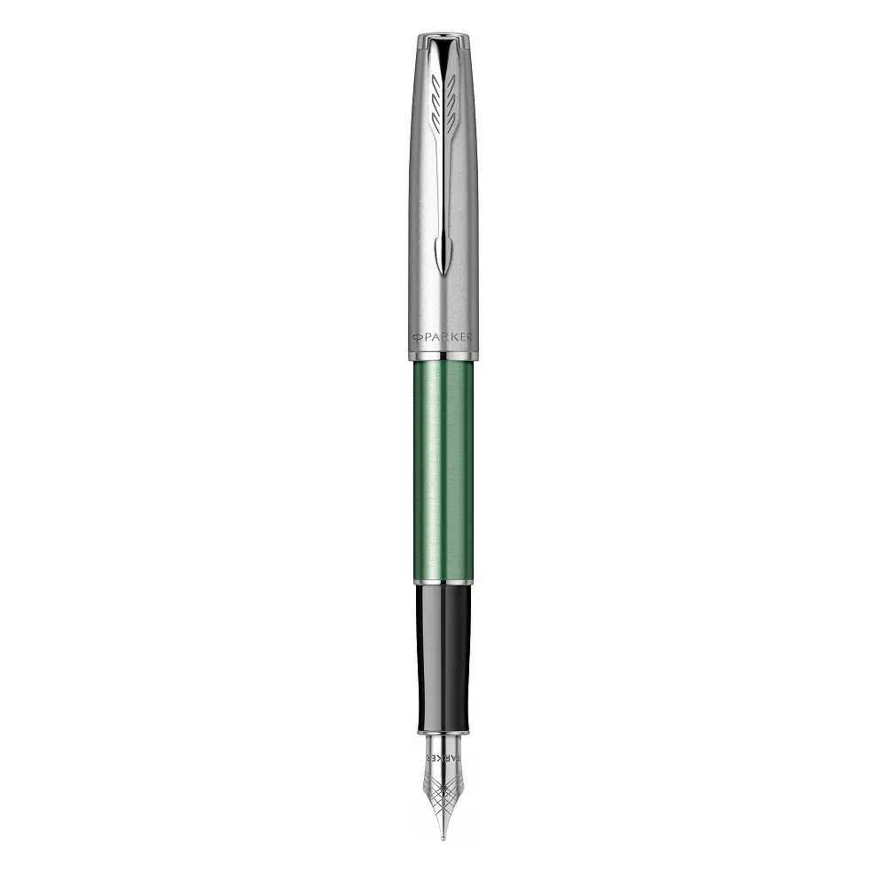 PARKER Royal NP Sonet Silver Green CT M