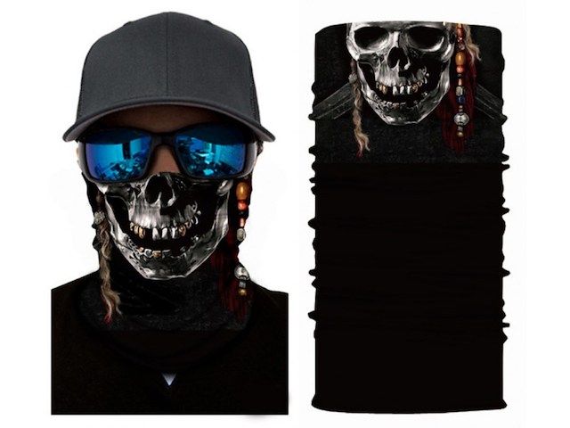 Skull Kostur Bandana Marama Sal Potkapa Maska Model 22